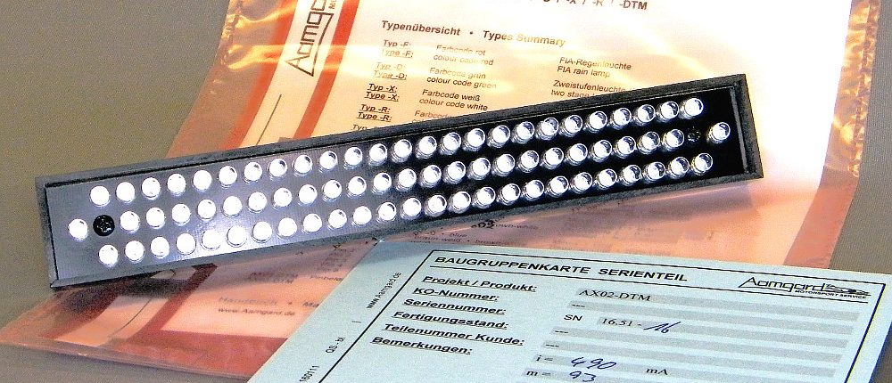 Aamgard becomes exclusive DTM rain light supplier | Race Tech Magazine